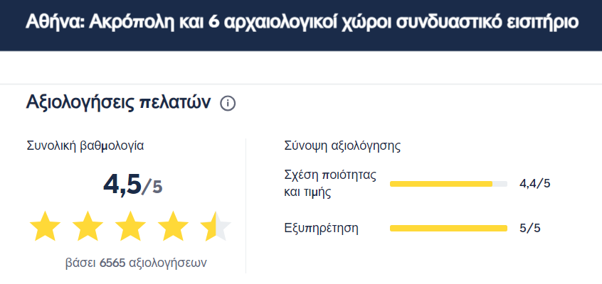 Εισιτήρια Ακρόπολης, Τιμές, Ωράριο, Τύποι, 2025